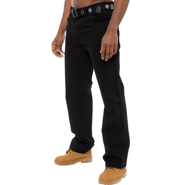 Enzo Mens Regular Fit Straight Leg Jeans - Walmart Business Supplies