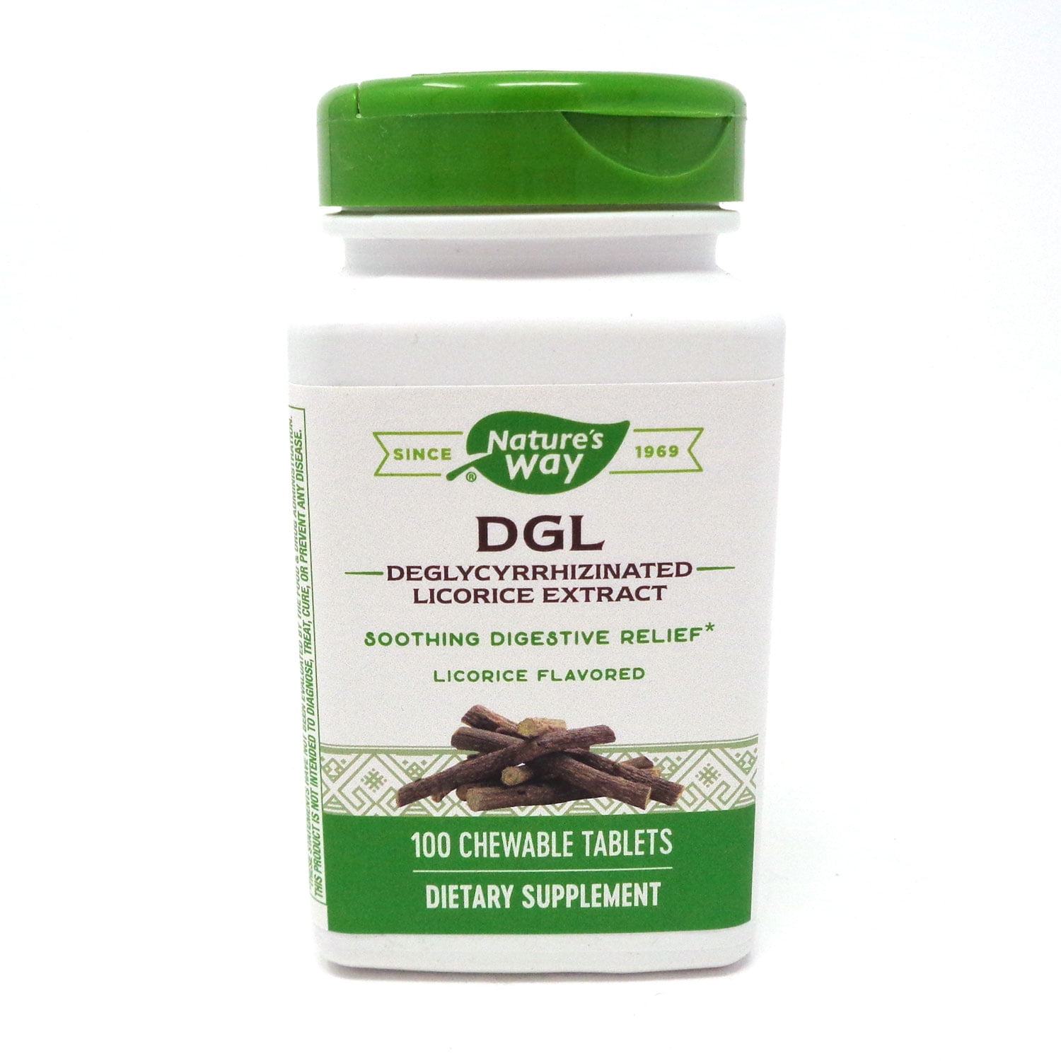 Enzymatic Therapy DGL Supplement - Chewable Digestion Tablets, Licorice ...