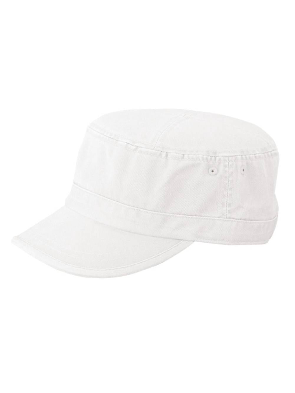 Enzyme Regular Solid Army Caps-White - Walmart.com