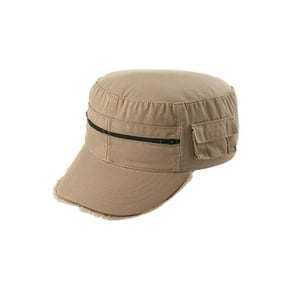 Camo Washed Army Cap- Khaki - Walmart.com