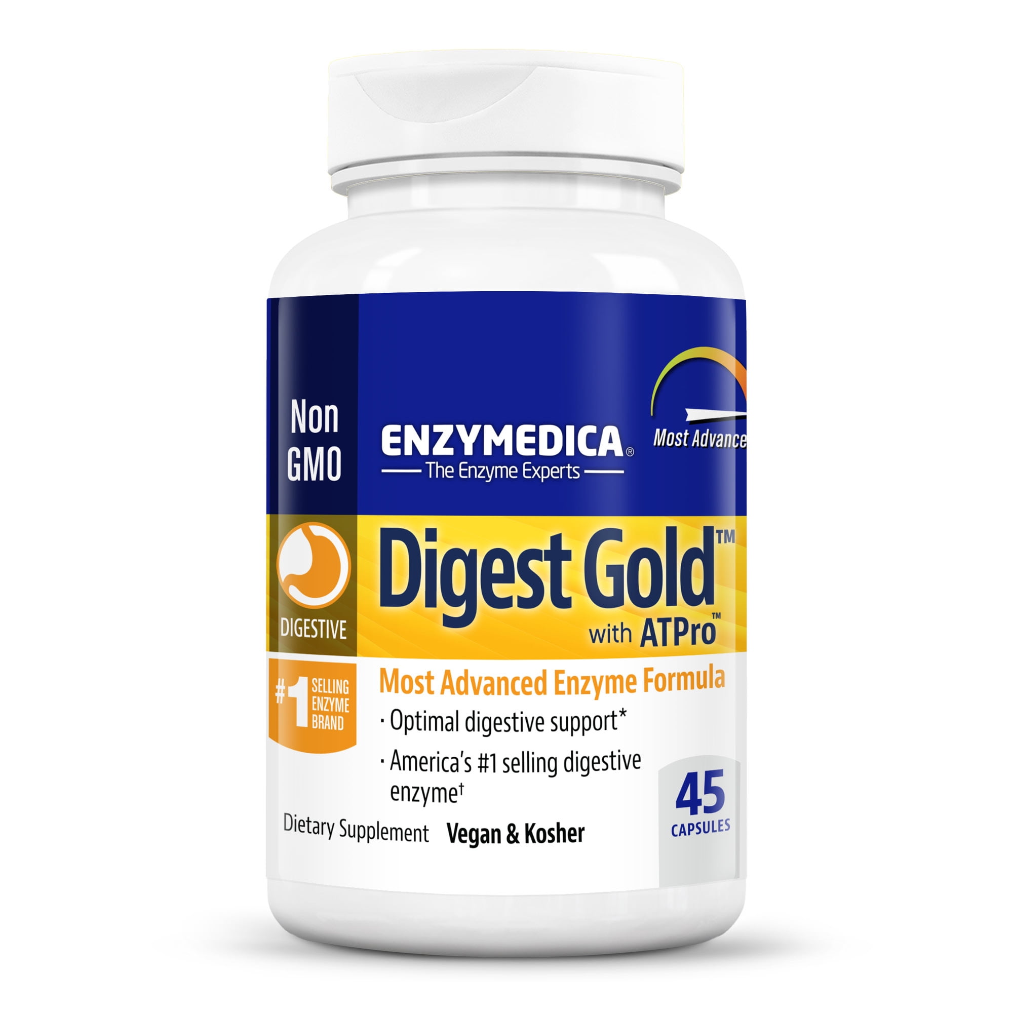 Enzymedica, Digest Gold with ATPro, Daily Digestive Support Supplement ...