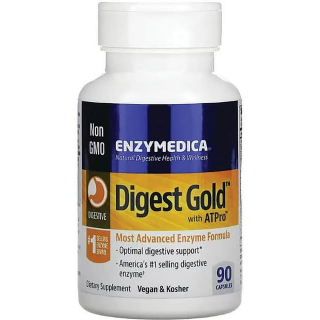 Enzymedica - Digest Gold, Essential Digestion Support with Advanced ...