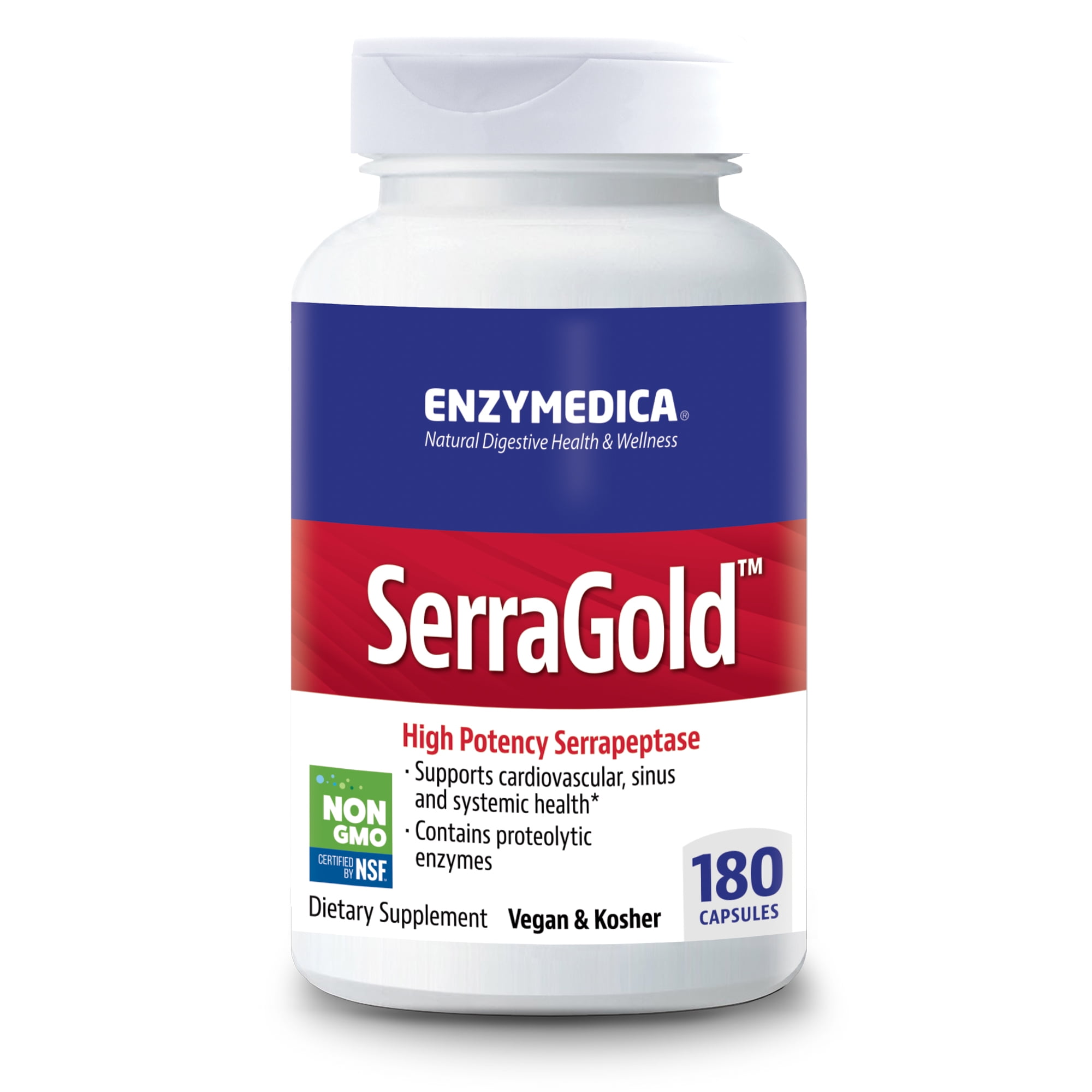 Enzymedica, SerraGold, Enzyme Supplement to Support Cardiovascular ...