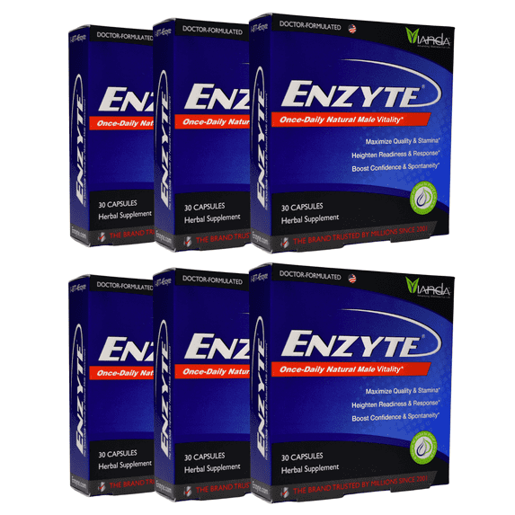 Enzyte® Natural Male Vitality Supplement with Asian Ginseng, Ginkgo ...