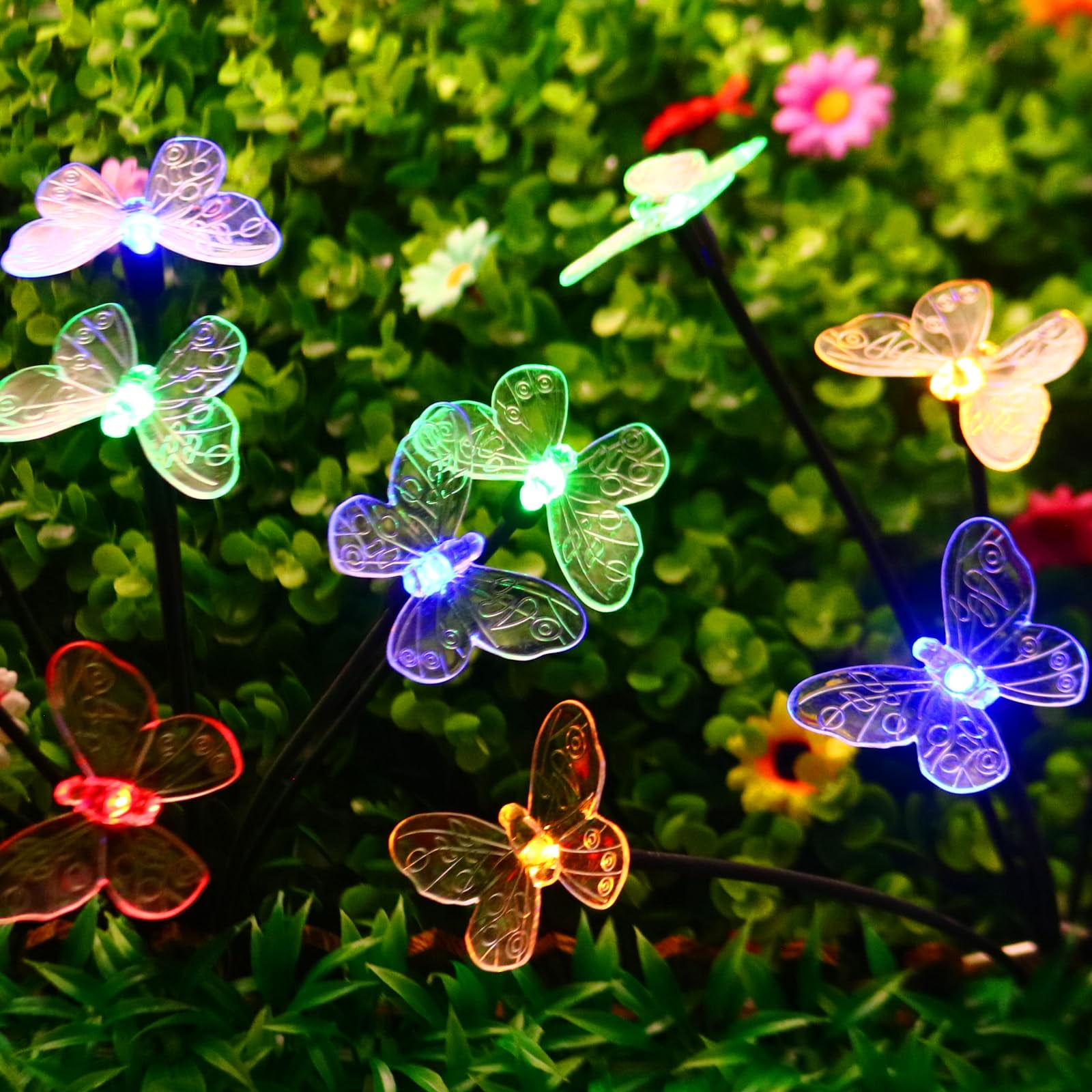Eoako Swaying Garden EC36 Lights Outdoor - Butterfly LED Lights ...