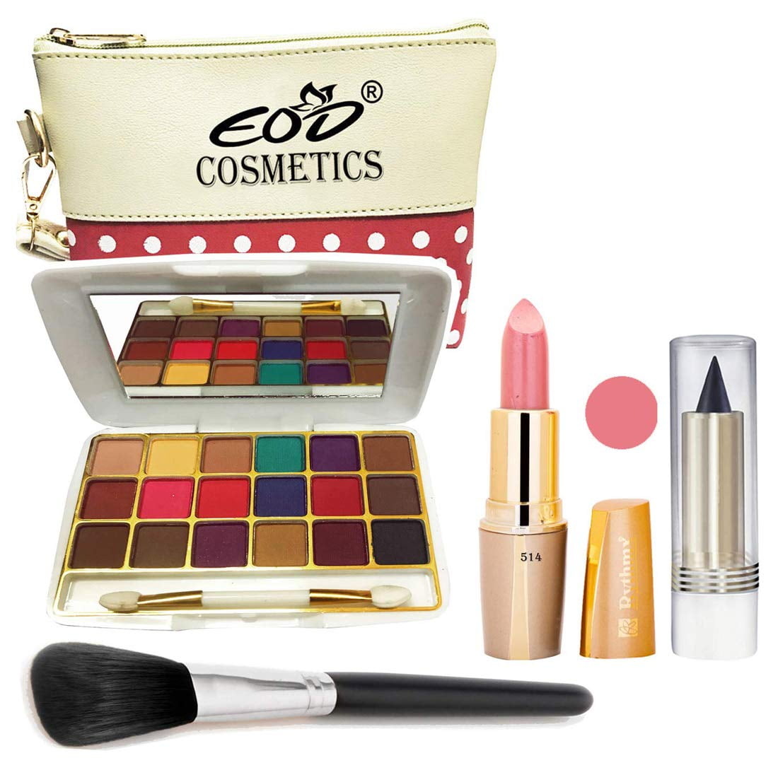 Eod Cosmetics Make Up Kit 18 Colors Eyeshadow1 Creamy Matte Lipstick1 ...