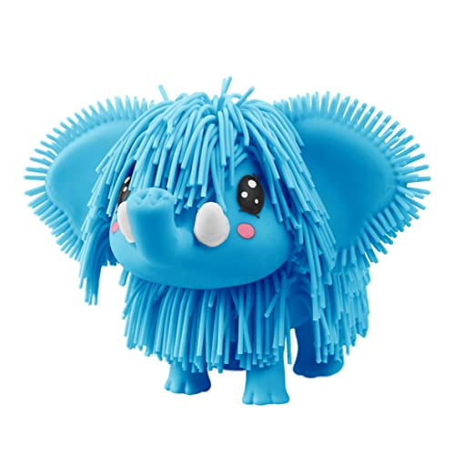 Eolo Jiggly Pets Pearlescent Elephant Blue Interactive Electronic Puppy ...