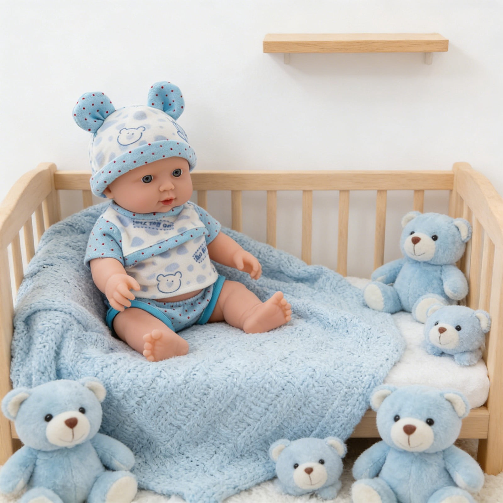 Eolstice 12 Inchs Doll With Accessories Set, Soft Dolls Toy ...