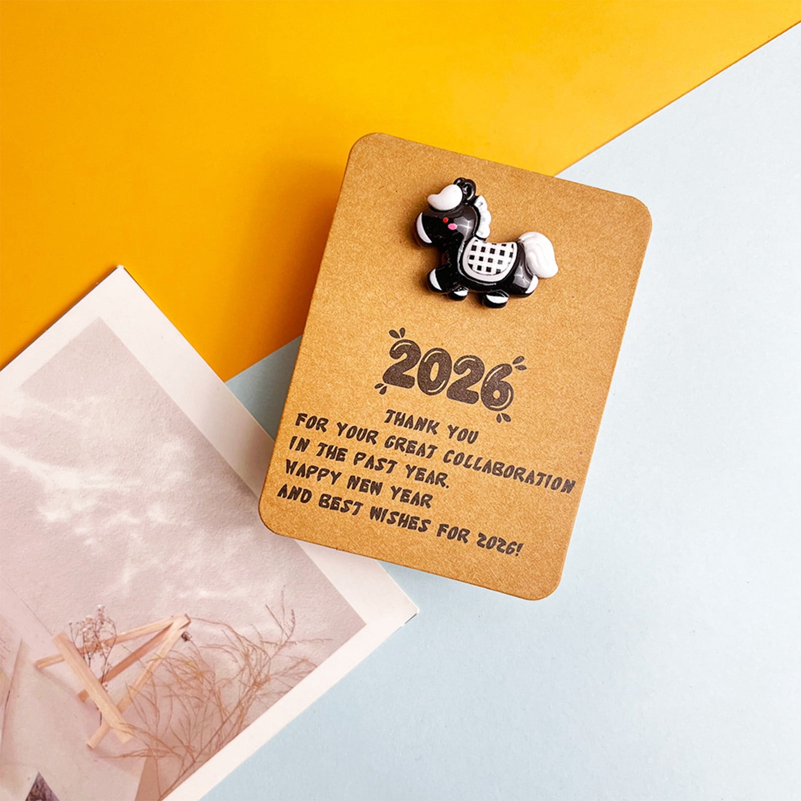 Eolstice 2026 Horse Year Resin Pocket Card, Festival Employee ...