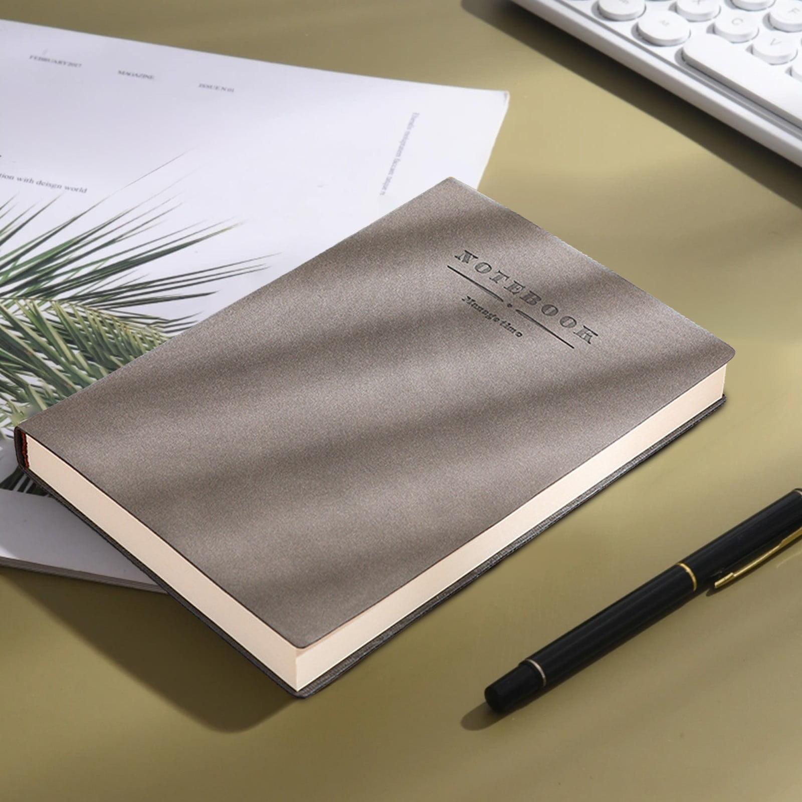 Eolstice A5 Notebook Diary Book, 360 Pages Soft Leather Hard Cover ...