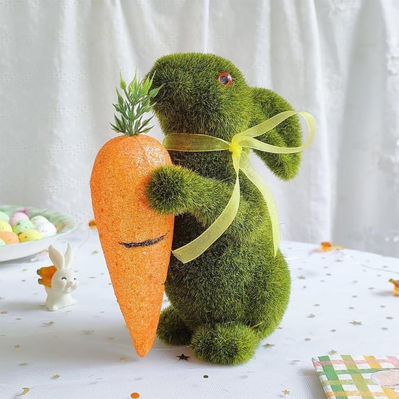 Eolstice Adorable Rabbits Home Decor, Premium Easter Animal Figurine ...