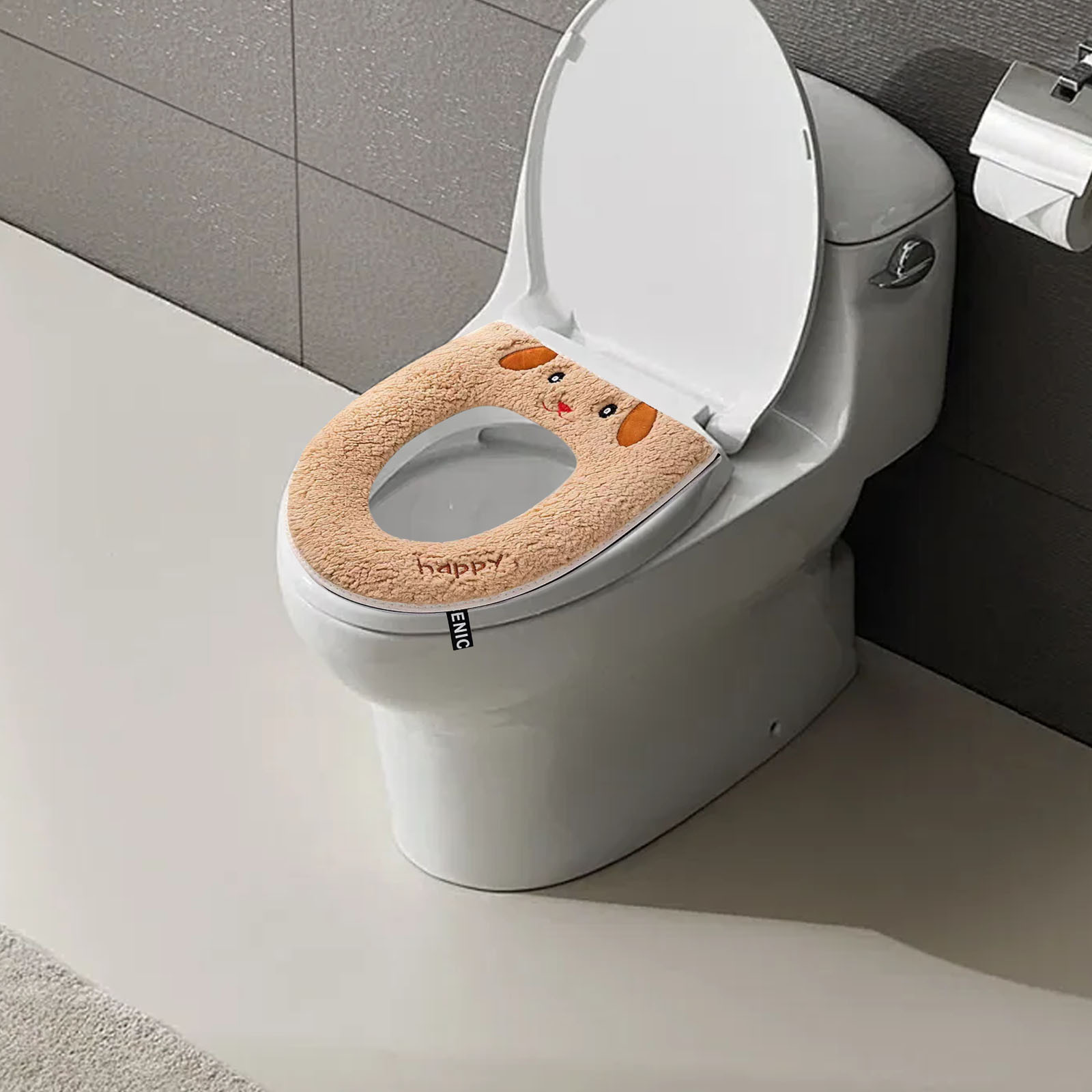 Eolstice Cute Foam Toilet Seat Cushion, Soft Warm Padded Toilet Cover ...