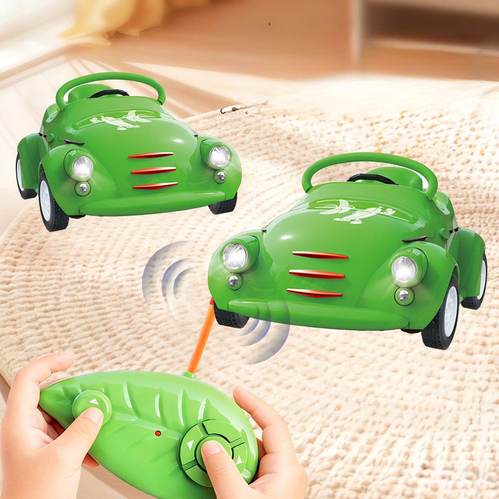 Eolstice Cute Fruit Remote Car, Four Way Toy Car, Light Up Remote ...