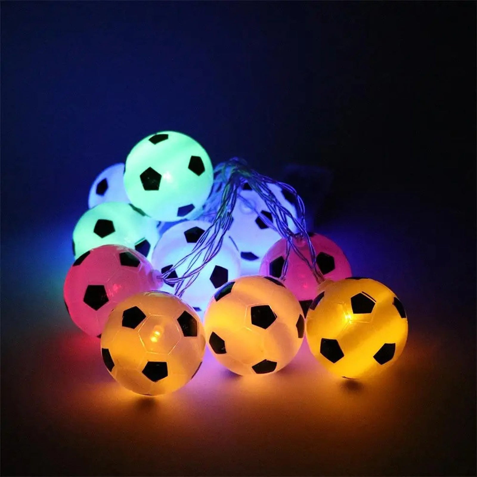 Eolstice Football LED Modeling Lights, String Star Decorations for ...