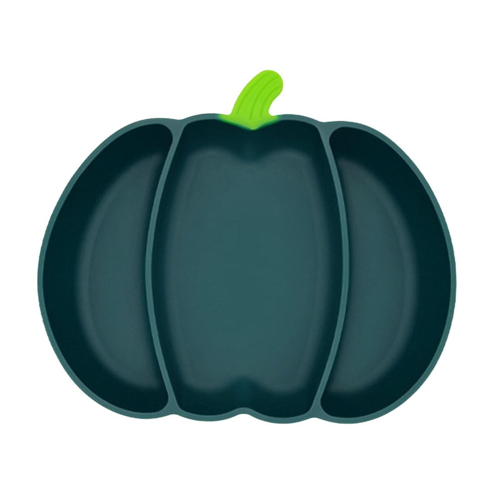 Eolstice Halloween Pumpkin Suction Plate, Divided Compartment Dish, Fun ...