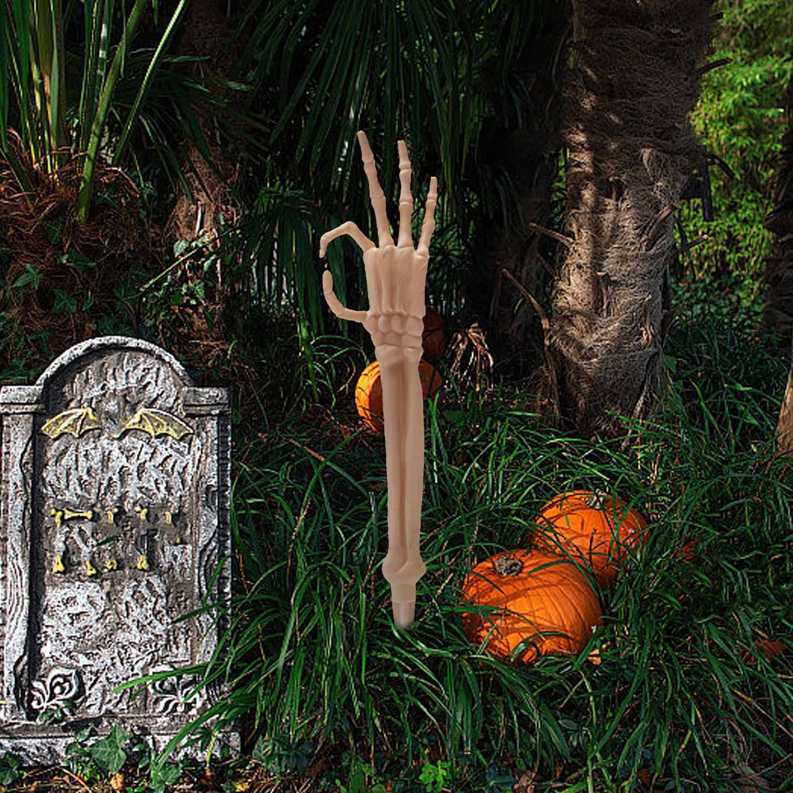 Eolstice Halloween Skeleton Bone Prop Decoration, Ghost Hand Themed ...