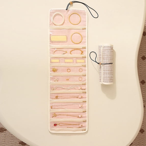 Eolstice Jewelry Storage Bag, Large-capacity Travel Jewelry Organizer ...