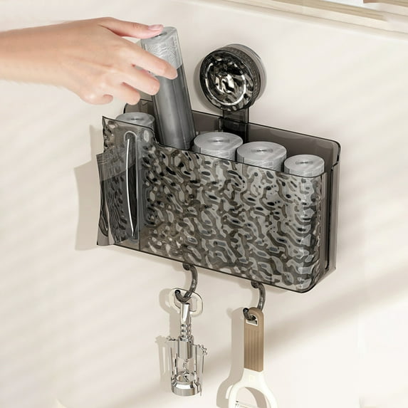 Eolstice Kitchen Small Basket, Hangable Bathroom Wall Shelf, Plastic ...