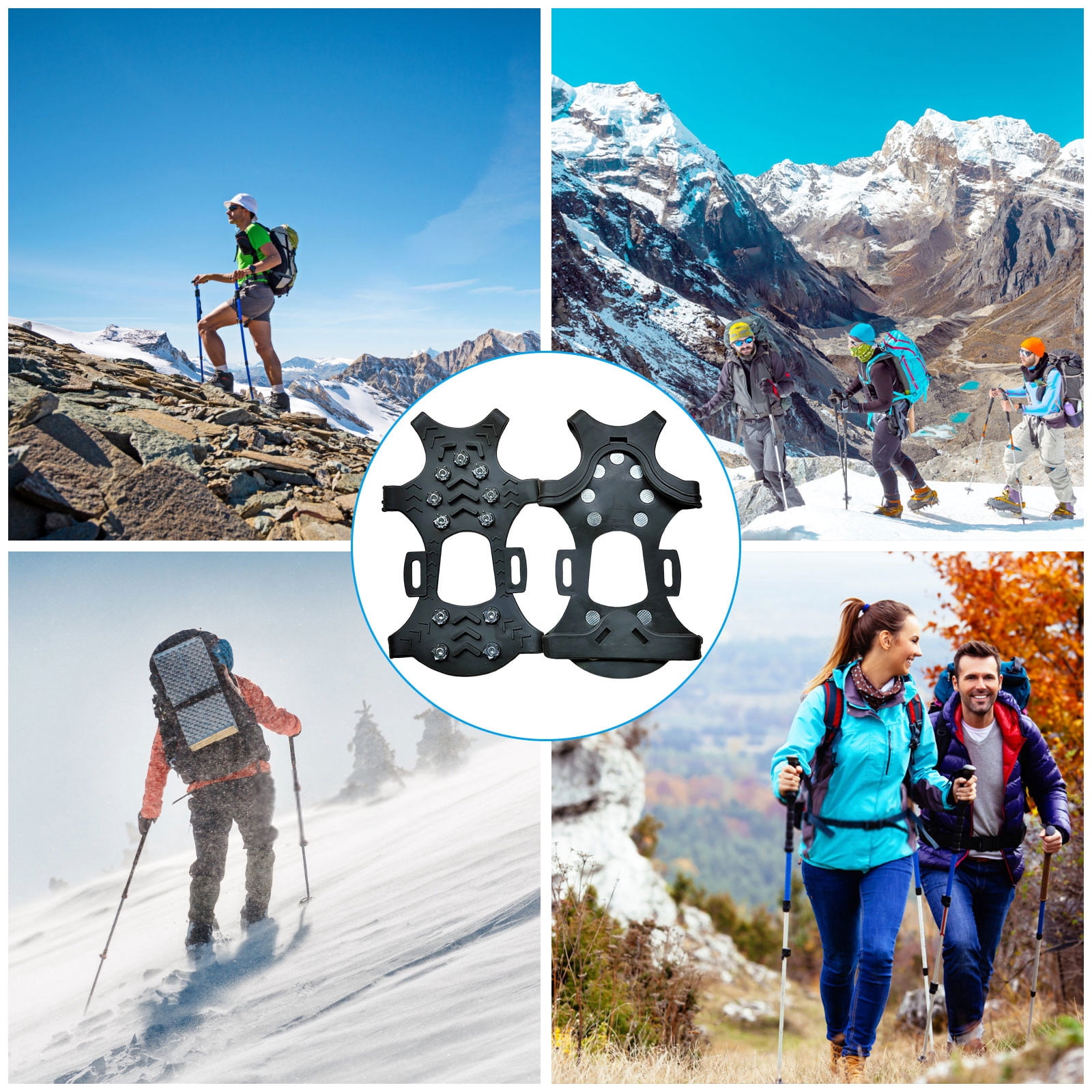 Eolstice Outdoor Crampons Snow Shoe Cover, Ice and Snow Snow Shoe ...
