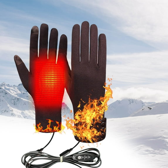 Eolstice Portable Heating Gloves, Fingerless Gloves, Rechargeable Hand ...