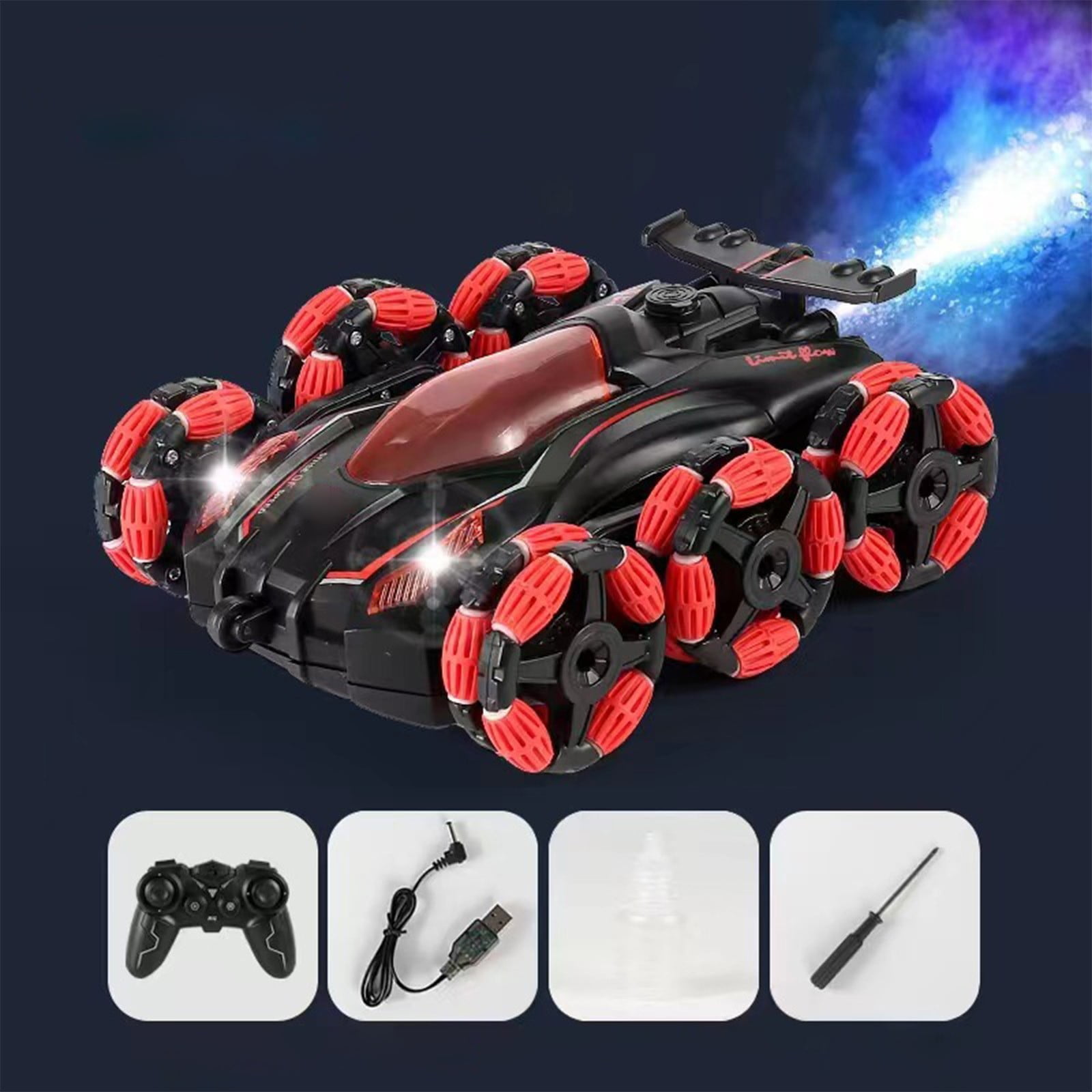 Eolstice RC Car Six-wheel Four-wheel Drive, Remote Control Off-road Car ...