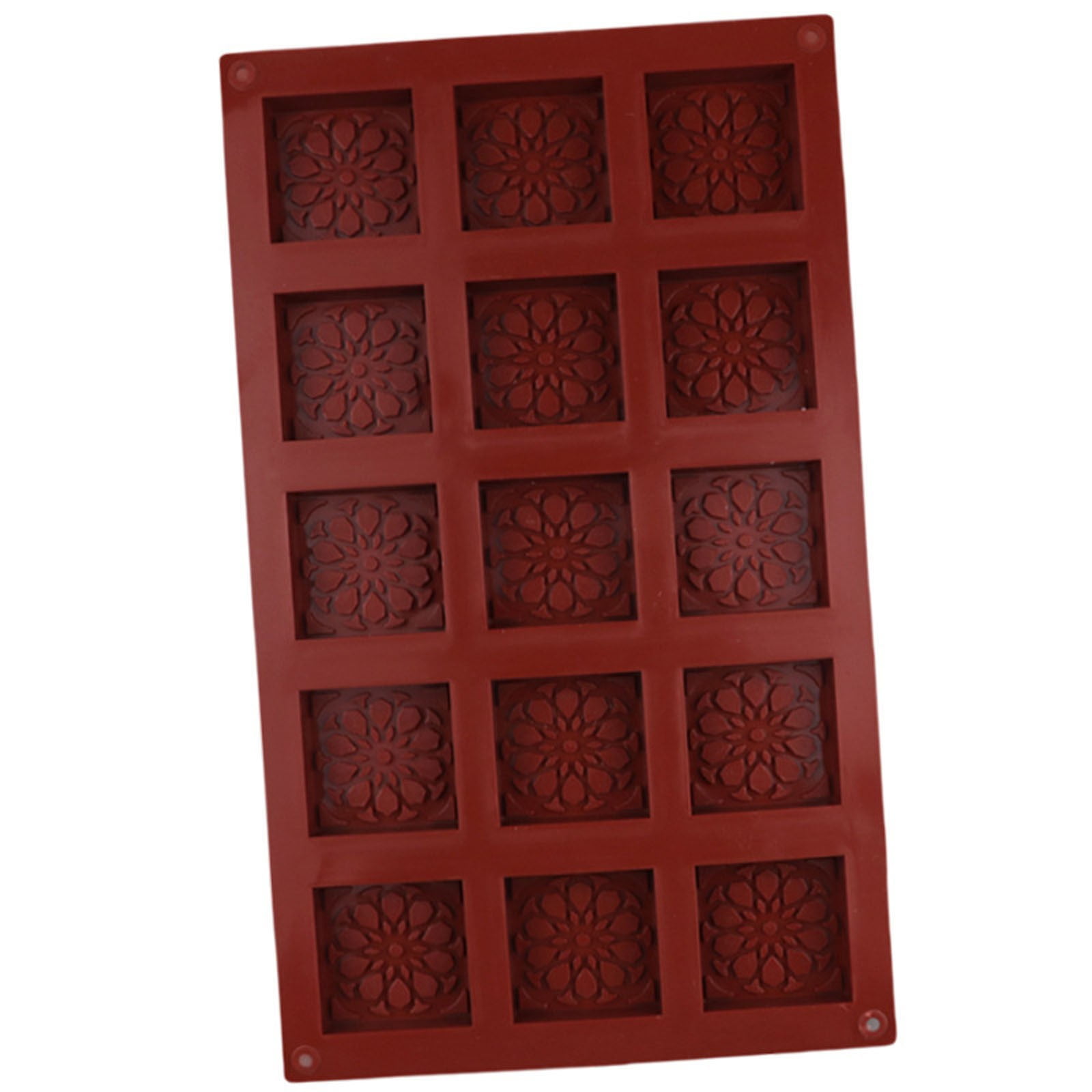 Eolstice Rectangular Chocolate Bar Mold Tray, Flexible Silicone Baking ...