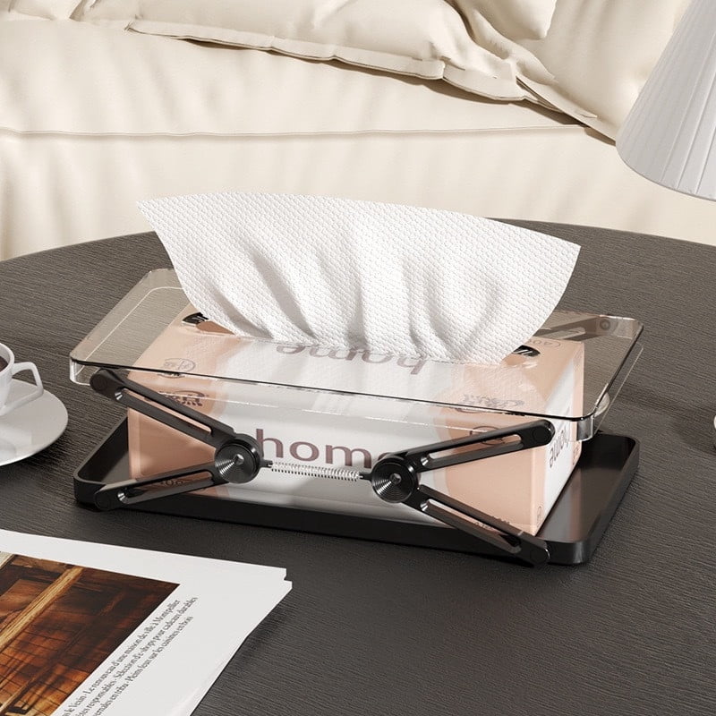 Eolstice Spring Tissue Box, Liftable Tissue Box Cover for Living Room ...