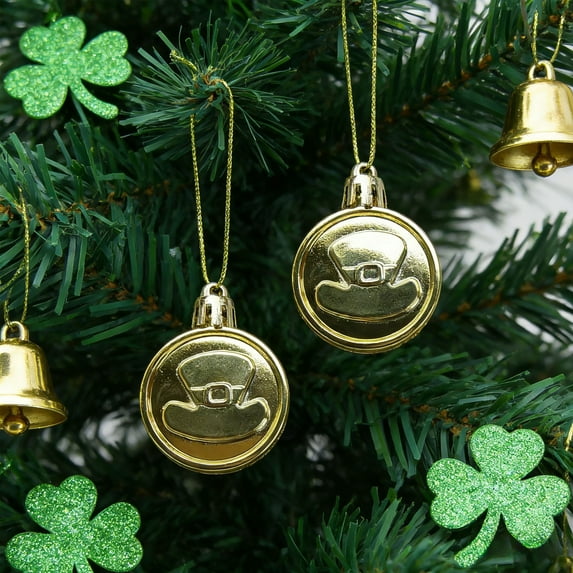 Eolstice St. Patrick's Day, Irish Theme Hat, Green Gold Straw Design ...