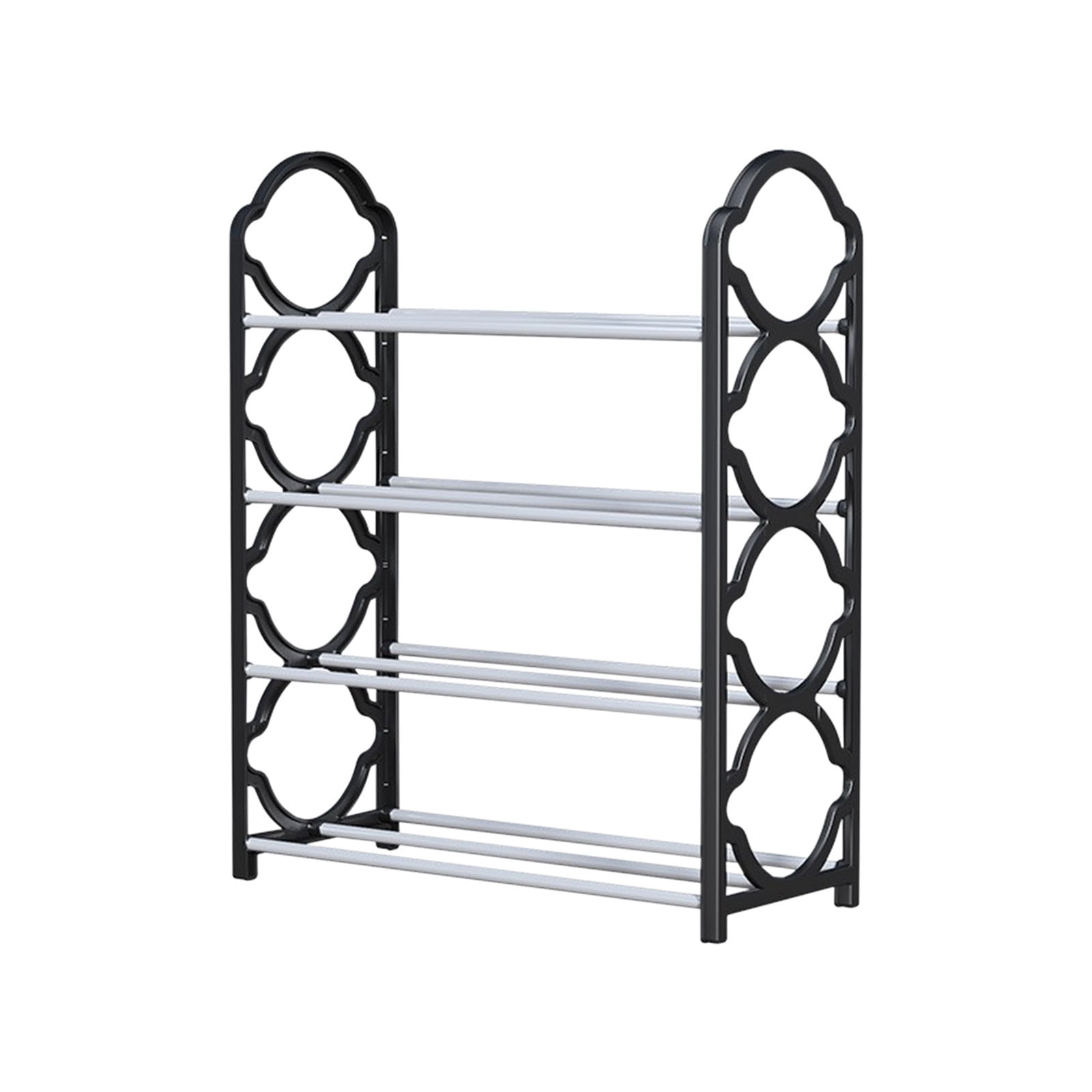 Eolstice Steel Frame Shoe Storage Rack, Modular Stackable Cabinet ...