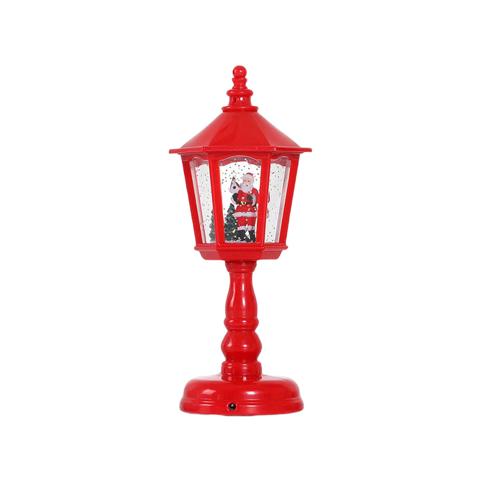 Eolstice USB-Powered Snow Glo-be Lamp Musical Feature Night Light Water ...