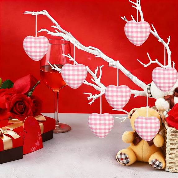 Eolstice Valentines Day Heart Shaped Pendant, Foam Hearts Party Decor ...