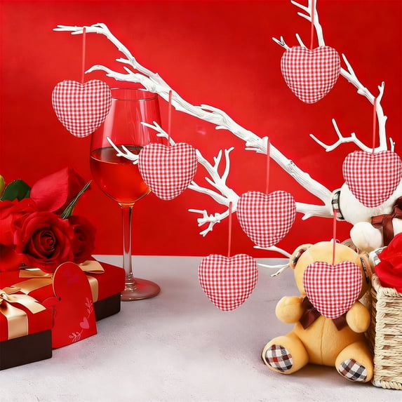 Eolstice Valentines Day Heart Shaped Pendant, Foam Hearts Party Decor ...