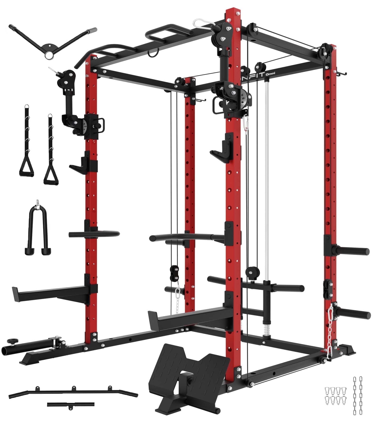Eonfit E2 Power Cage with 3D Rotation Arms - Multi-Functional Power ...
