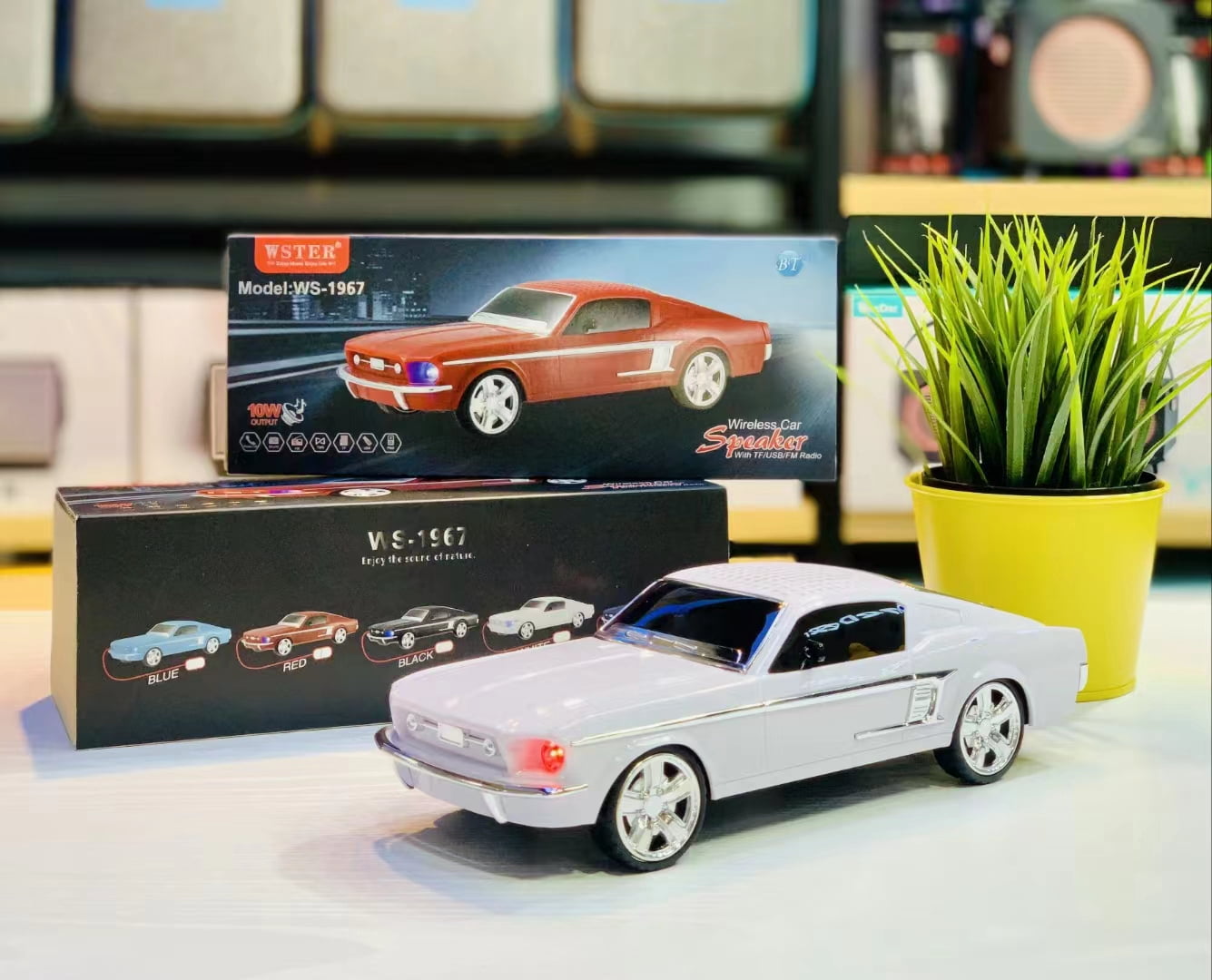 Eonko classic ford mustang gt car shaped bluetooth speaker ws-1967 with ...