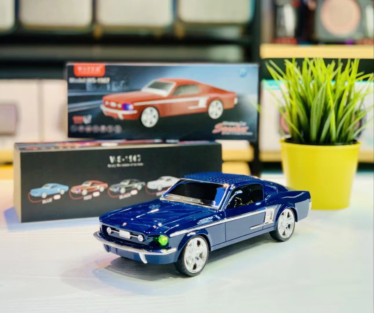 Eonko classic ford mustang gt car shaped bluetooth speaker ws-1967 with ...