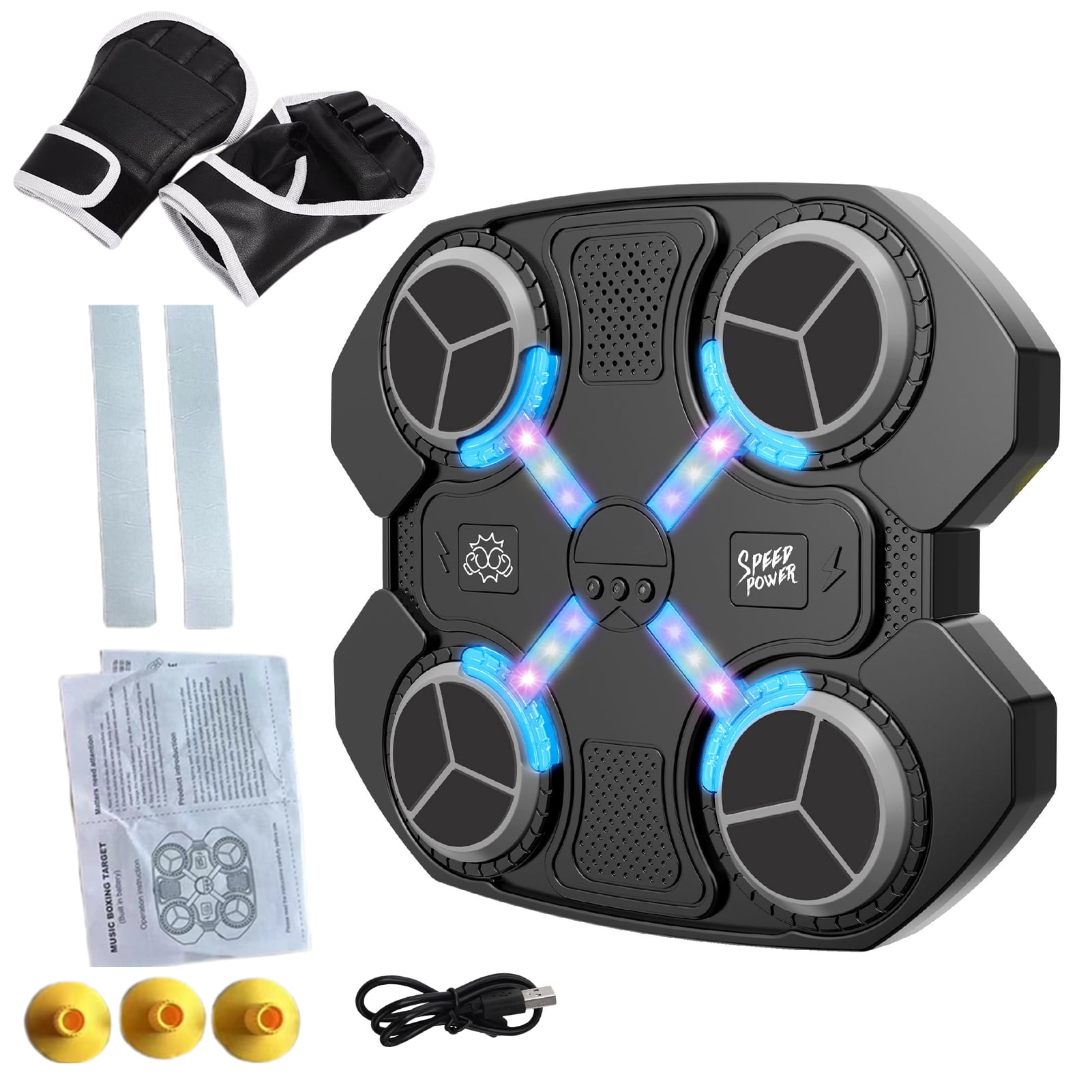 Eonox Music Boxing Machine with Gloves Wall Mounted Bluetooth ...