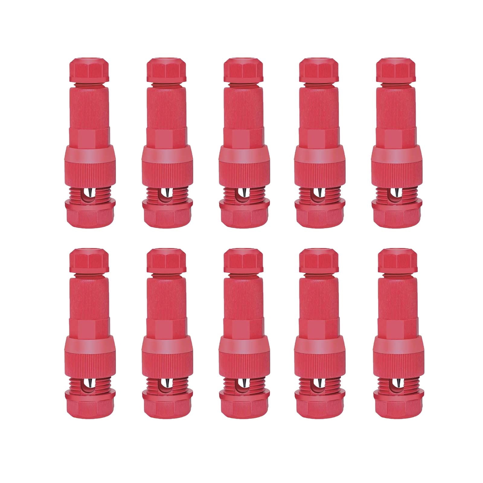 Eoozwa 10PCS Low Voltage Landscape Lighting Connectors Screwless ...