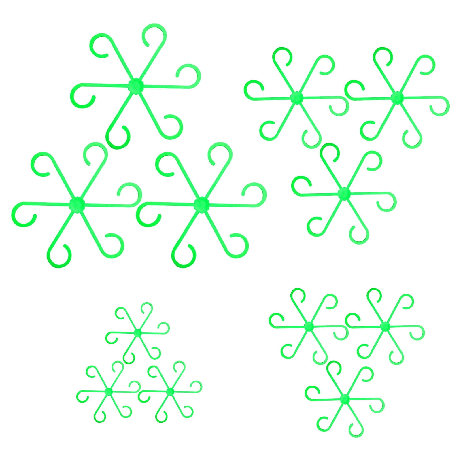 Eoozwa 12PCS Plant Support Clips Climbing Flower Frame Folding Garden ...