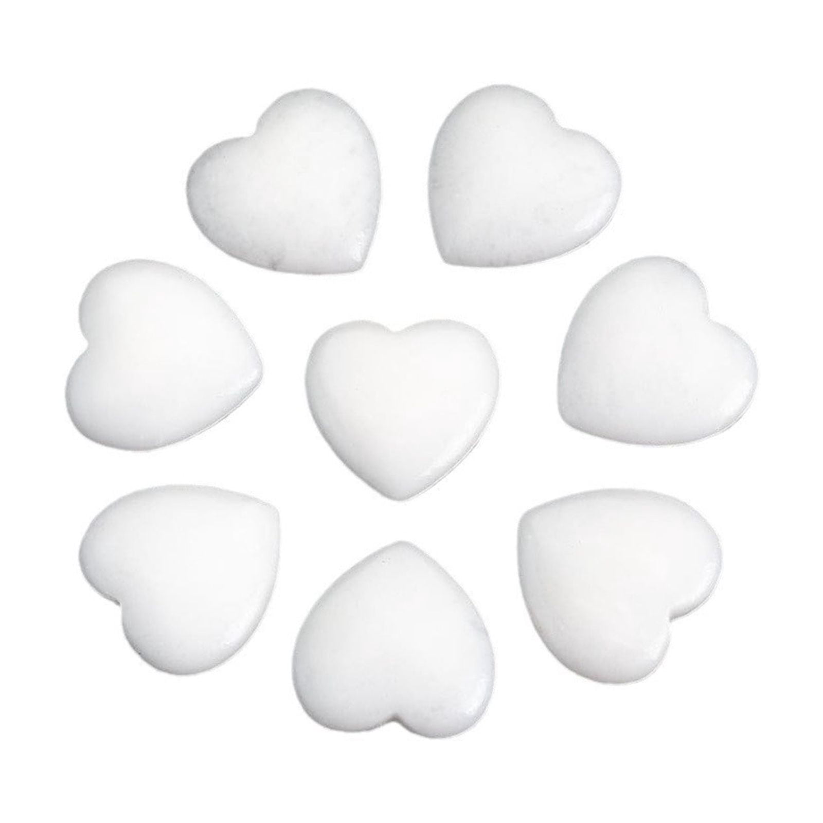 Eoozwa 15PCS Heart Worry Stones Natural Crystals Colorful Rocks for ...