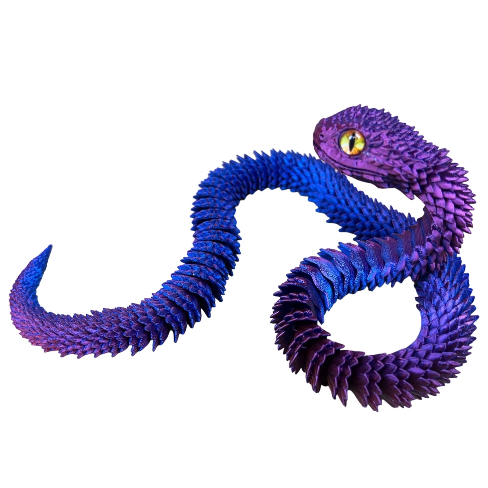 Eoozwa 18inch 3D Printed Snake Models,Flexible Joint Animal lacertid ...
