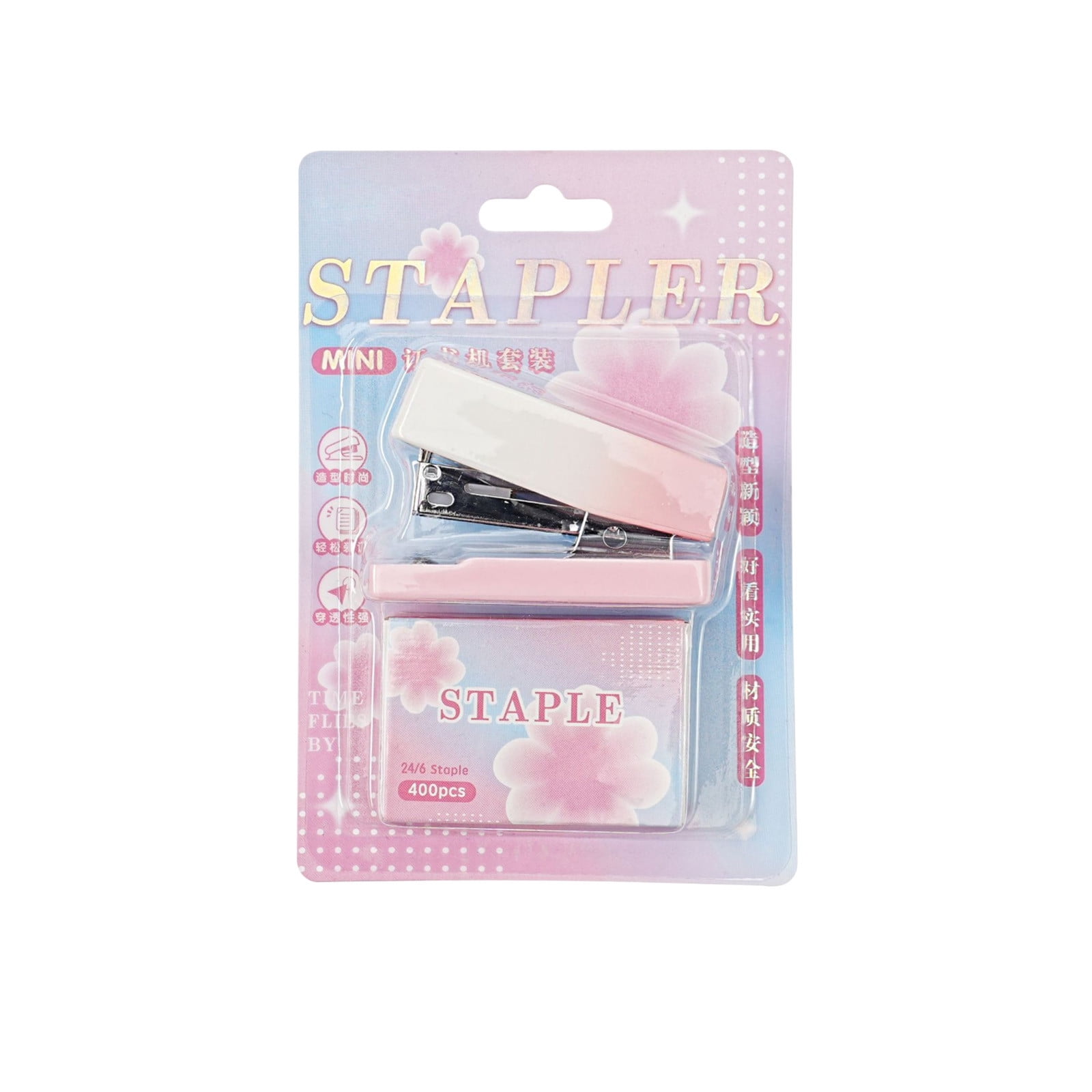 Eoozwa 2PCS Mini Stapler with Staples, Small Cute Desk Staplers, 15 ...