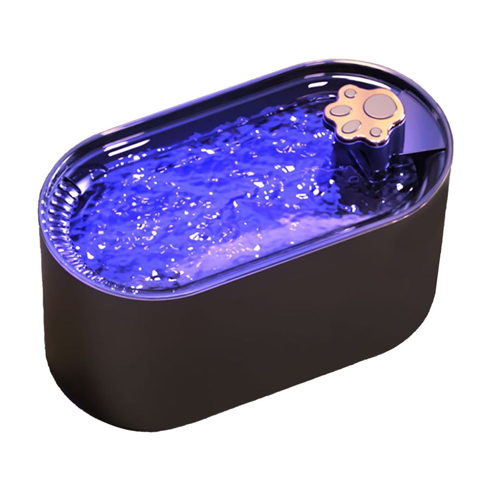 Eoozwa 3L Pet Water Fountain with Filter and LED Light Quiet Pump for ...