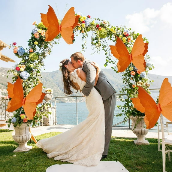 Eoozwa 4 Counts Butterfly Window Clings for Home Decor, Colorful Paper ...