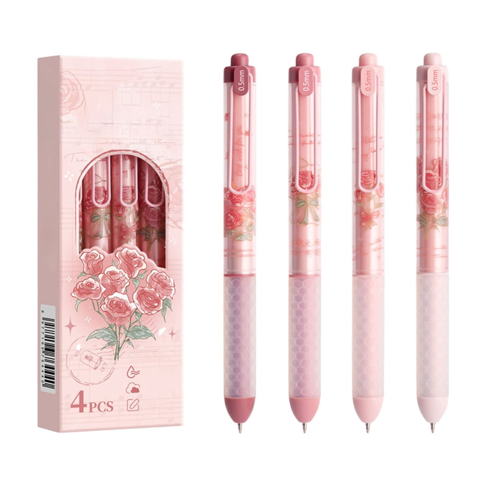 Eoozwa 4Pcs Retractable Gel Pens, Scented Ink Pens, Smooth Writing ...