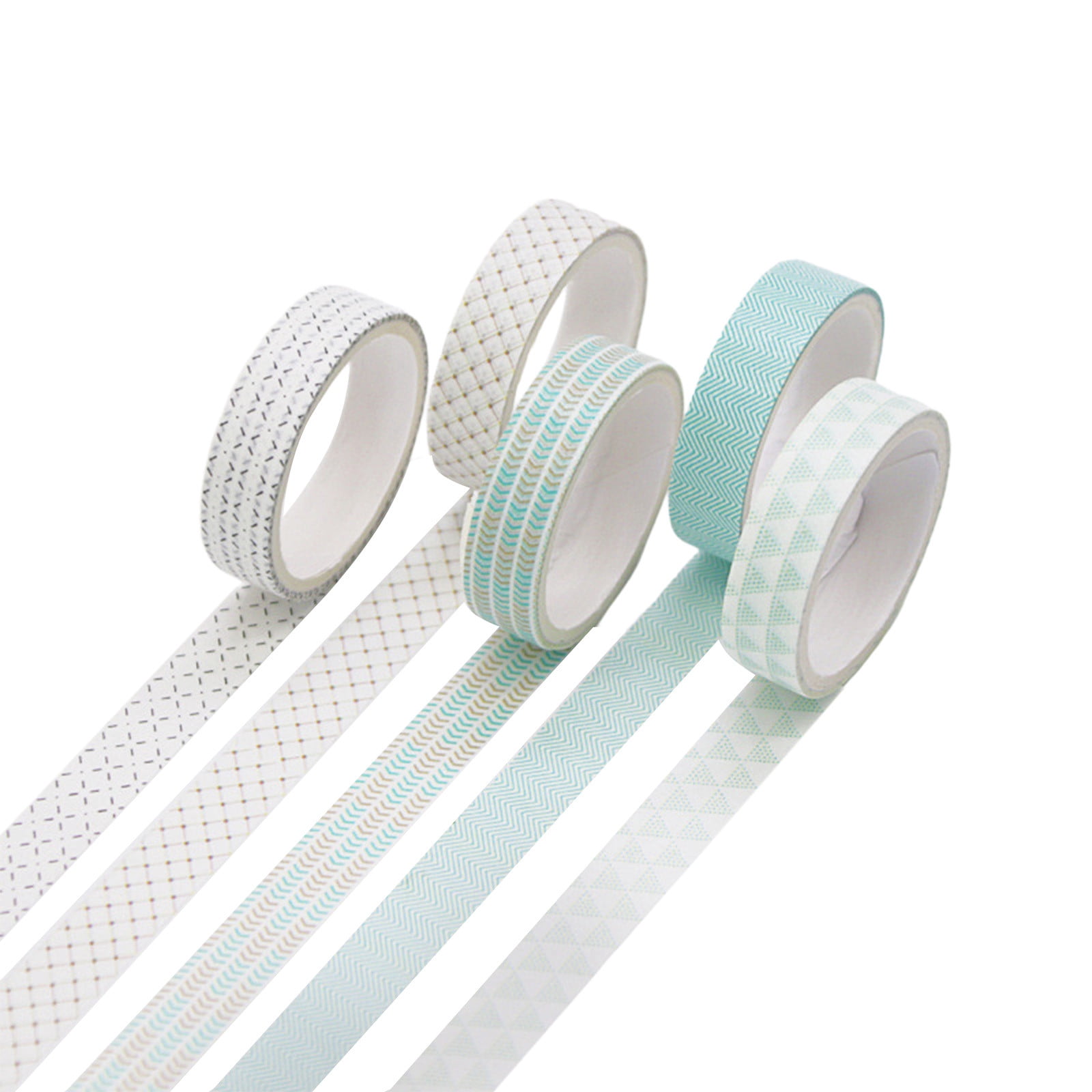 Eoozwa 5 Rolls Vintage Floral Washi Tape Set, Japanese Masking ...