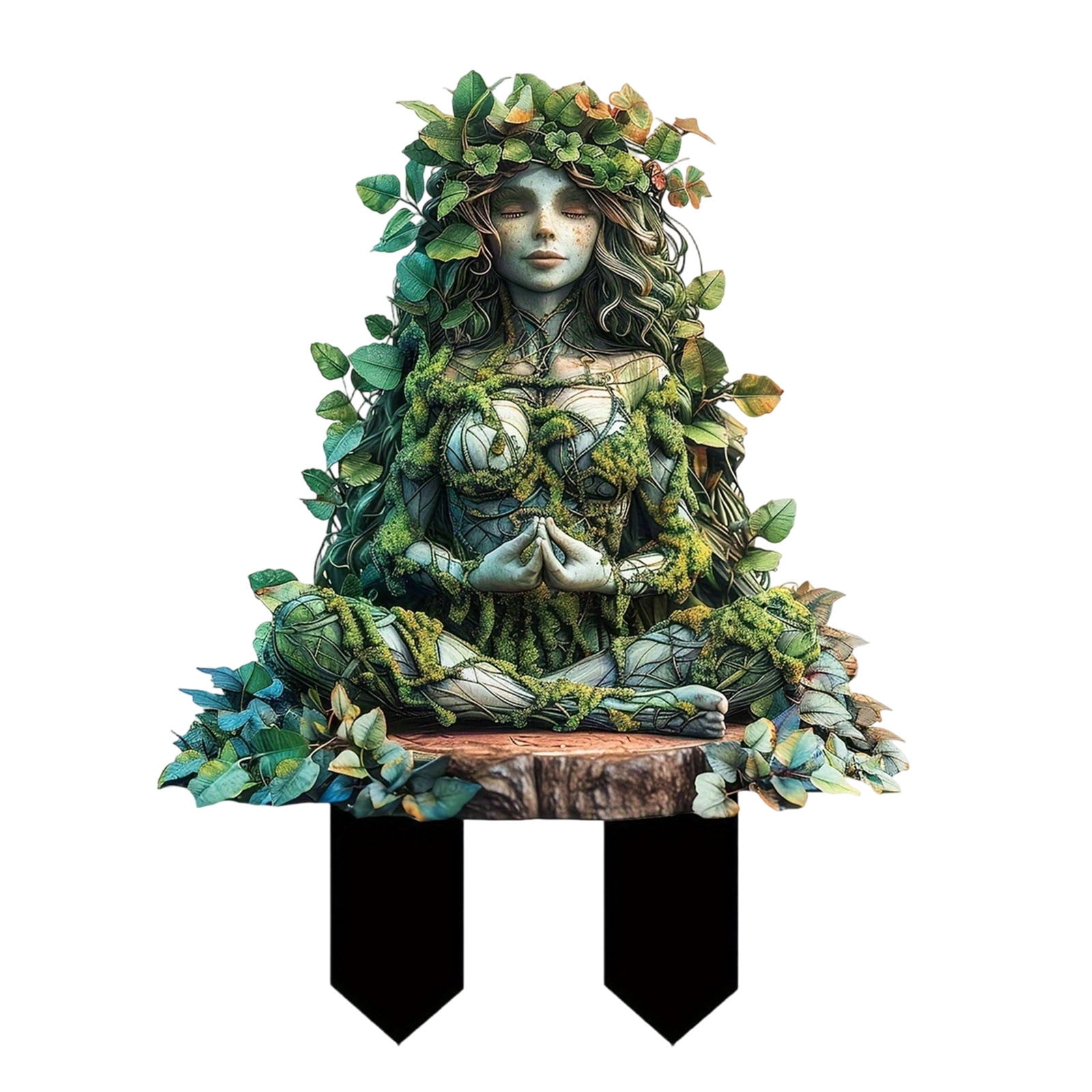 Eoozwa Acrylic Green Nature Statue - Outdoor Lawn & Patio Decorative ...