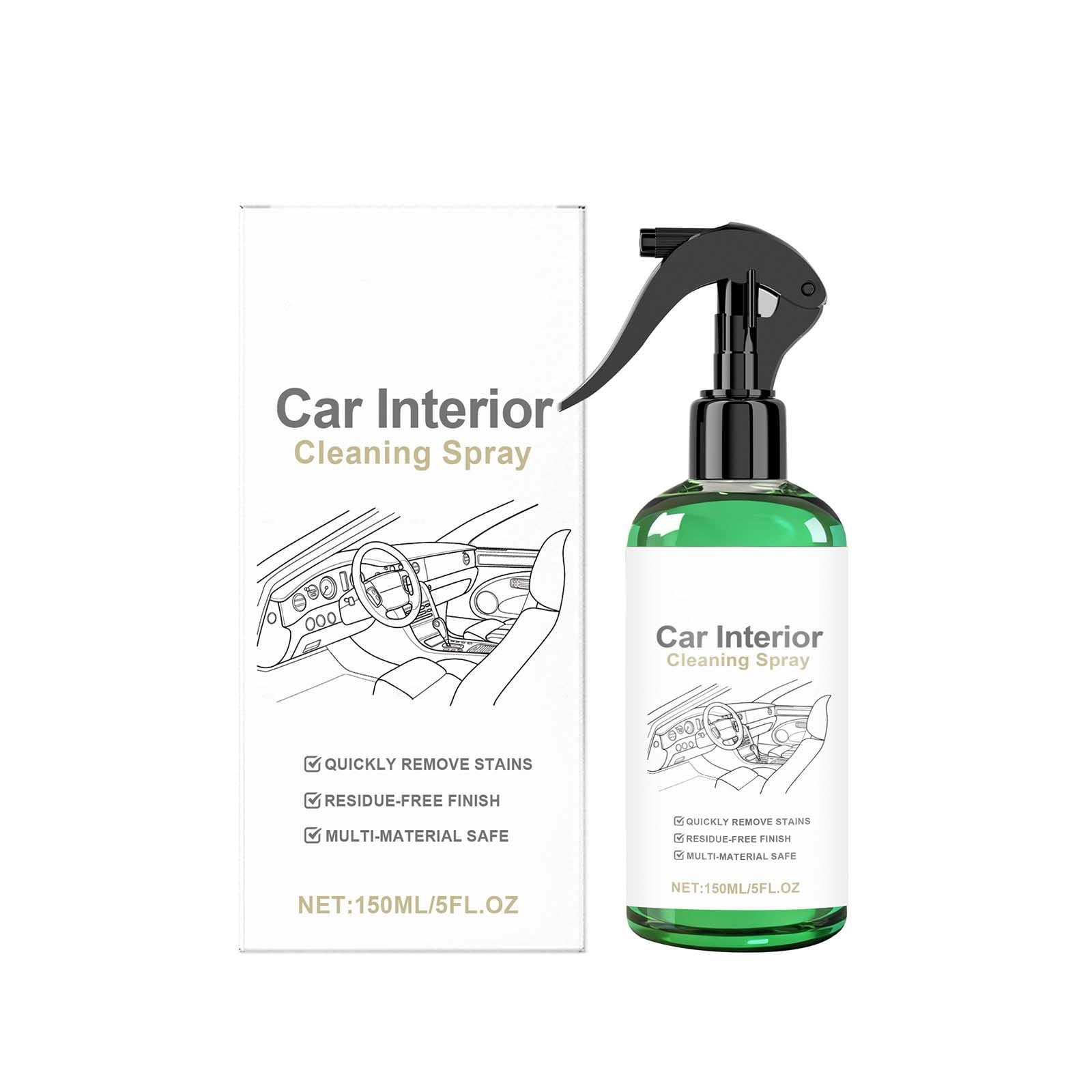Eoozwa Car Interior Cleaner Spray 120ml for Leather Vinyl Plastic ...