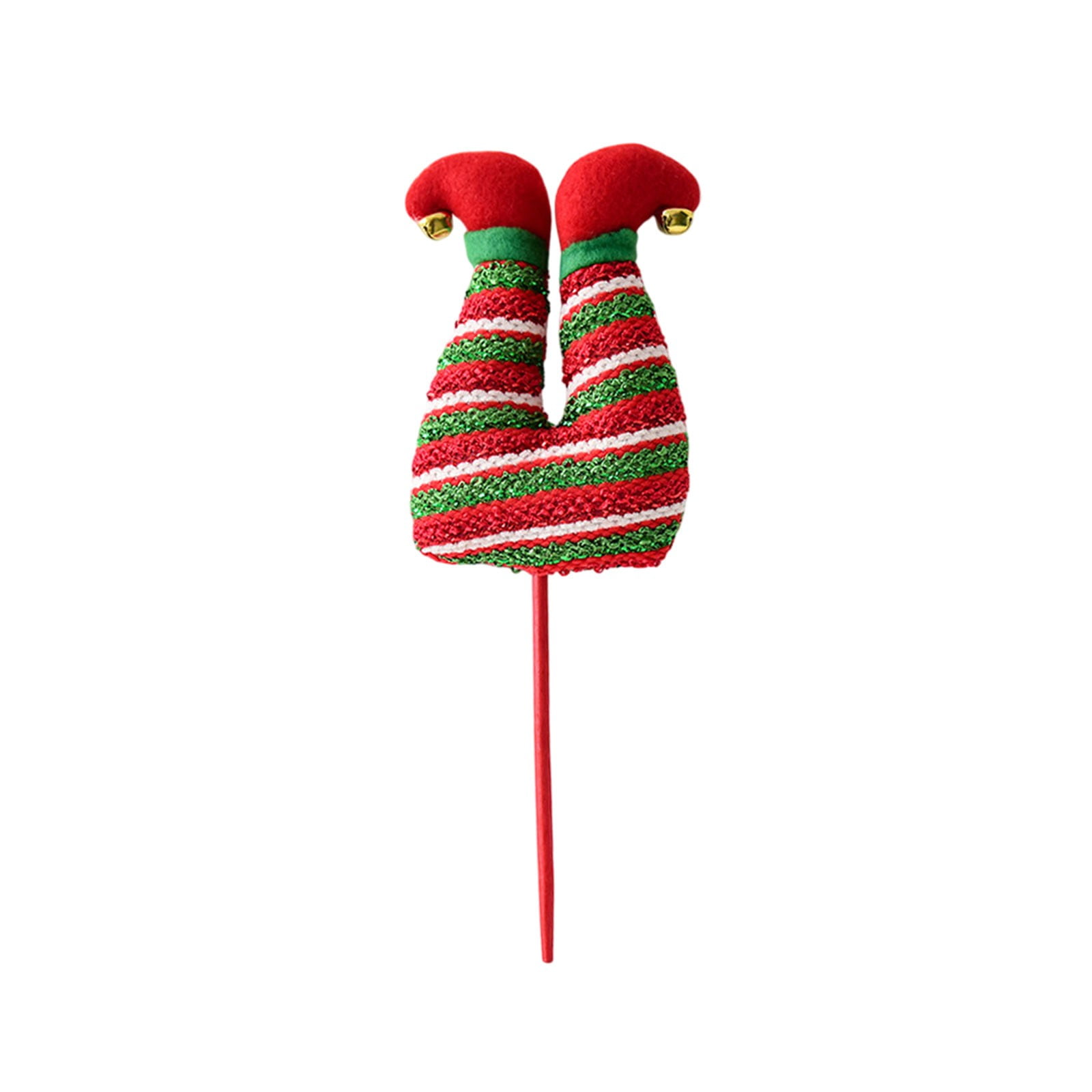 Eoozwa Christmas Elf Legs Boot Pick Striped for Christmas Tree Stuffed ...