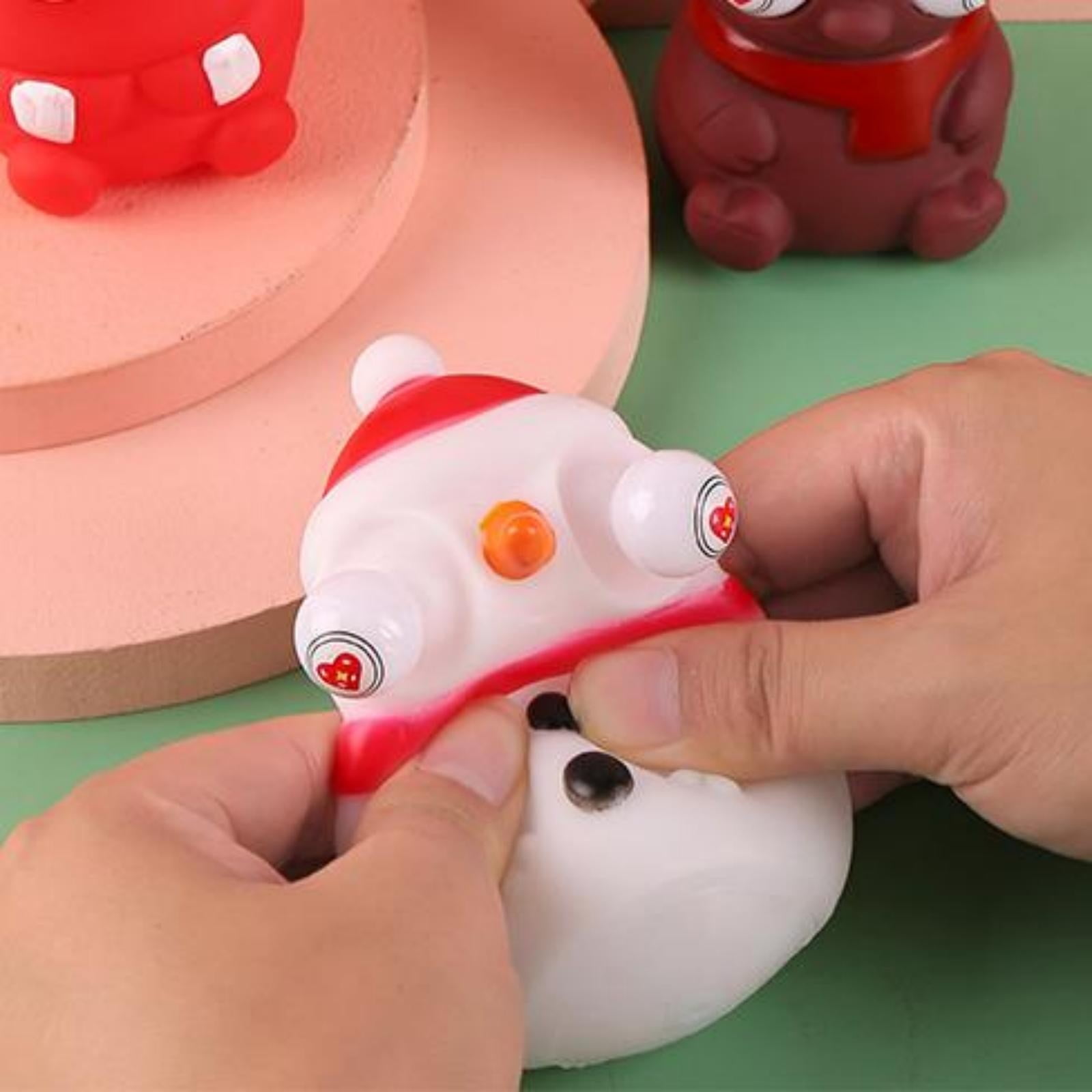 Eoozwa Christmas Squint Squeezing Santa Claus Snowman Elk Christmas ...