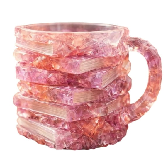 Eoozwa Crystal Glass Mug 200ml Clear for Coffee Tea Desk Shelf Decor ...